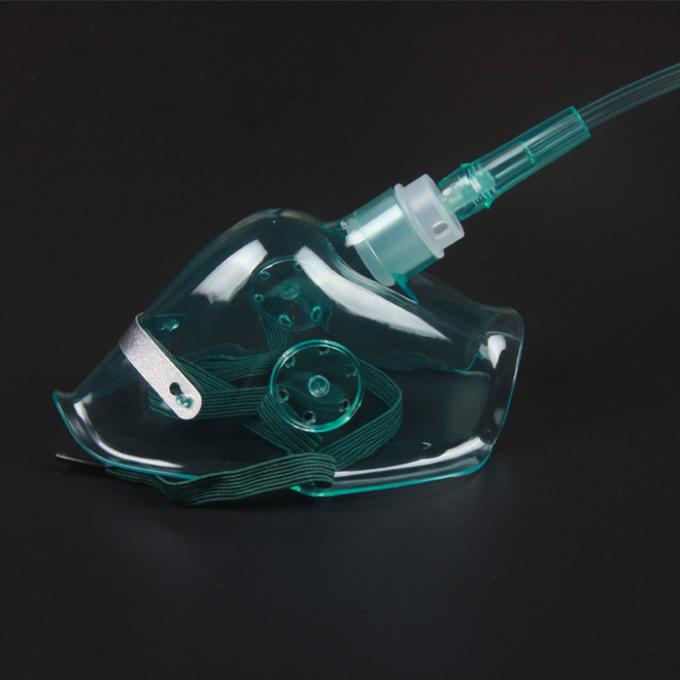 Hyperbaric Oxygen Therapy Mask , Medical PVC Oxygen Delivery Mask With ...