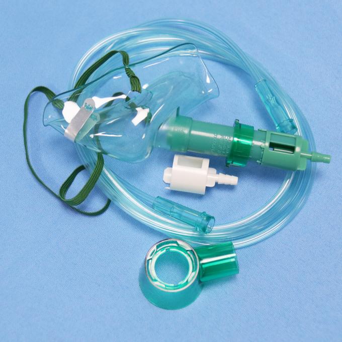 Adjustable Multi Vent Oxygen Mask , Disposable Oxygen Venturi Mask