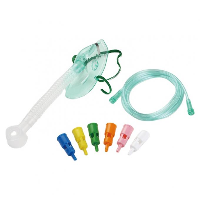 PVC Adjustable Venturi Non Rebreather Oxygen Mask / Multi Vent Mask ...