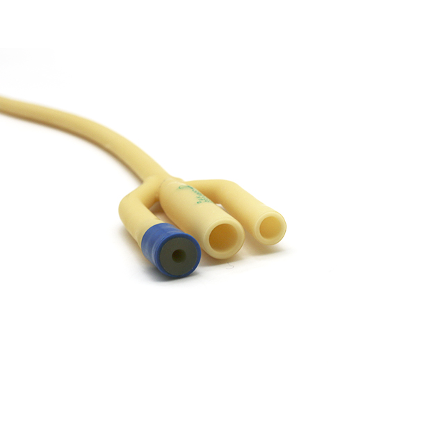 100% Latex Three Way Urinary Catheter , Silicone Coated Foley Catheter