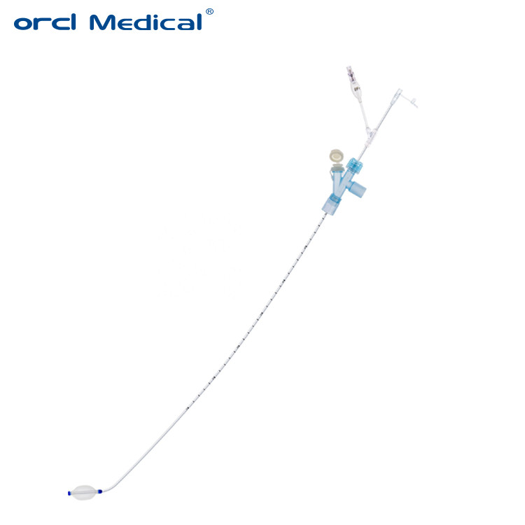 Disposable Medical PVC Endobronchial Blocker Tube Standard PU Cuff Type