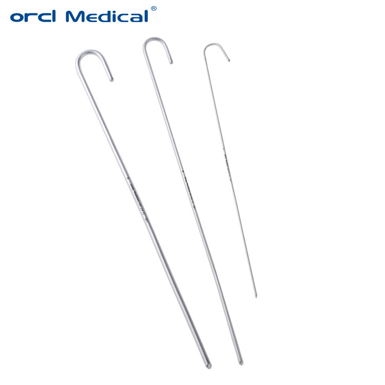 Silver Color Endotracheal Tube Introducer Stylet , Endotracheal ...