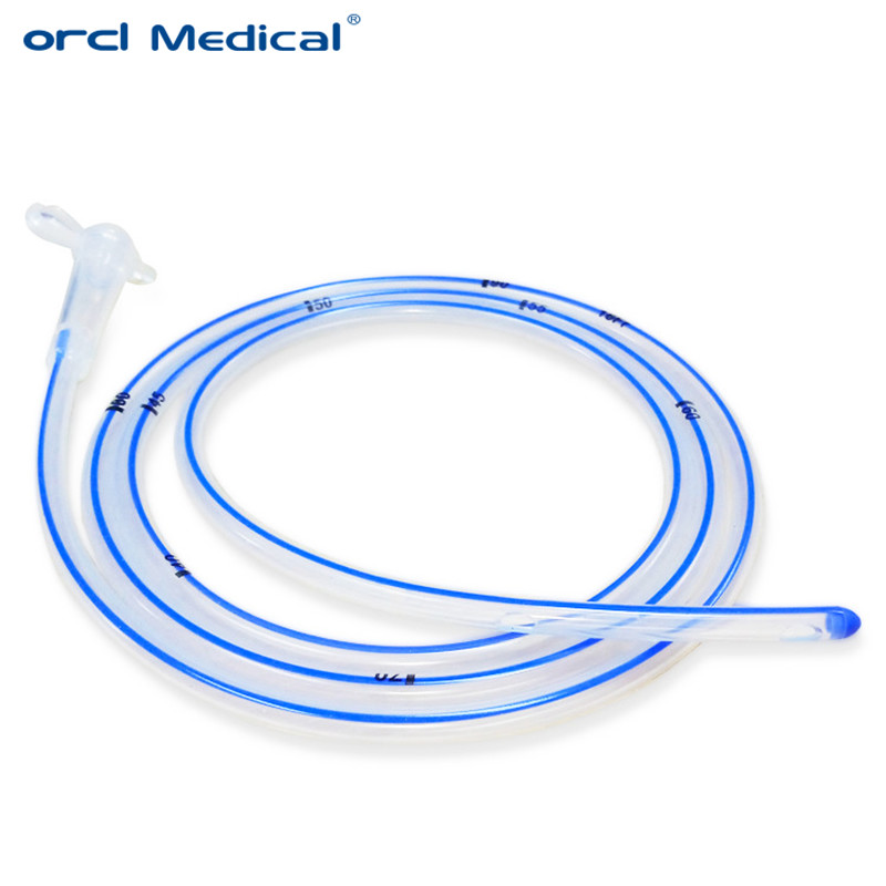 Medical Disposable Silicone Stomach Tube 120cm / Fr6-Fr22 Sizes Gastric ...