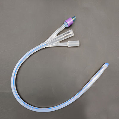 Suprapubic Urinary Catheter , 100% Silicone Three Lumen Foley Catheter ...