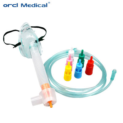 PVC Adjustable Venturi Non Rebreather Oxygen Mask / Multi Vent Mask ...